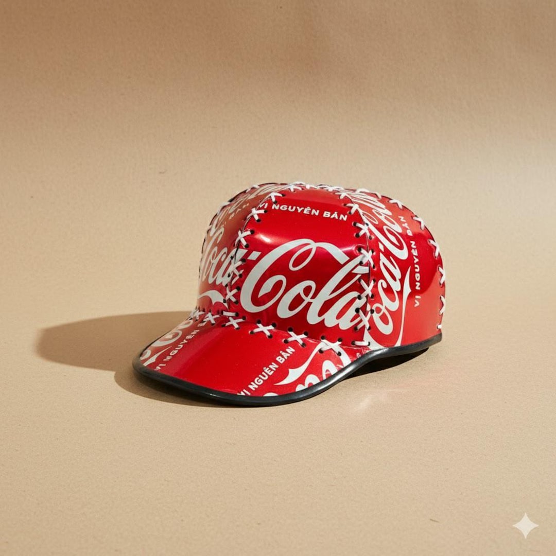 Recycled Soda Can Baseball Cap – Handmade Eco-friendly Gift From Coca ...