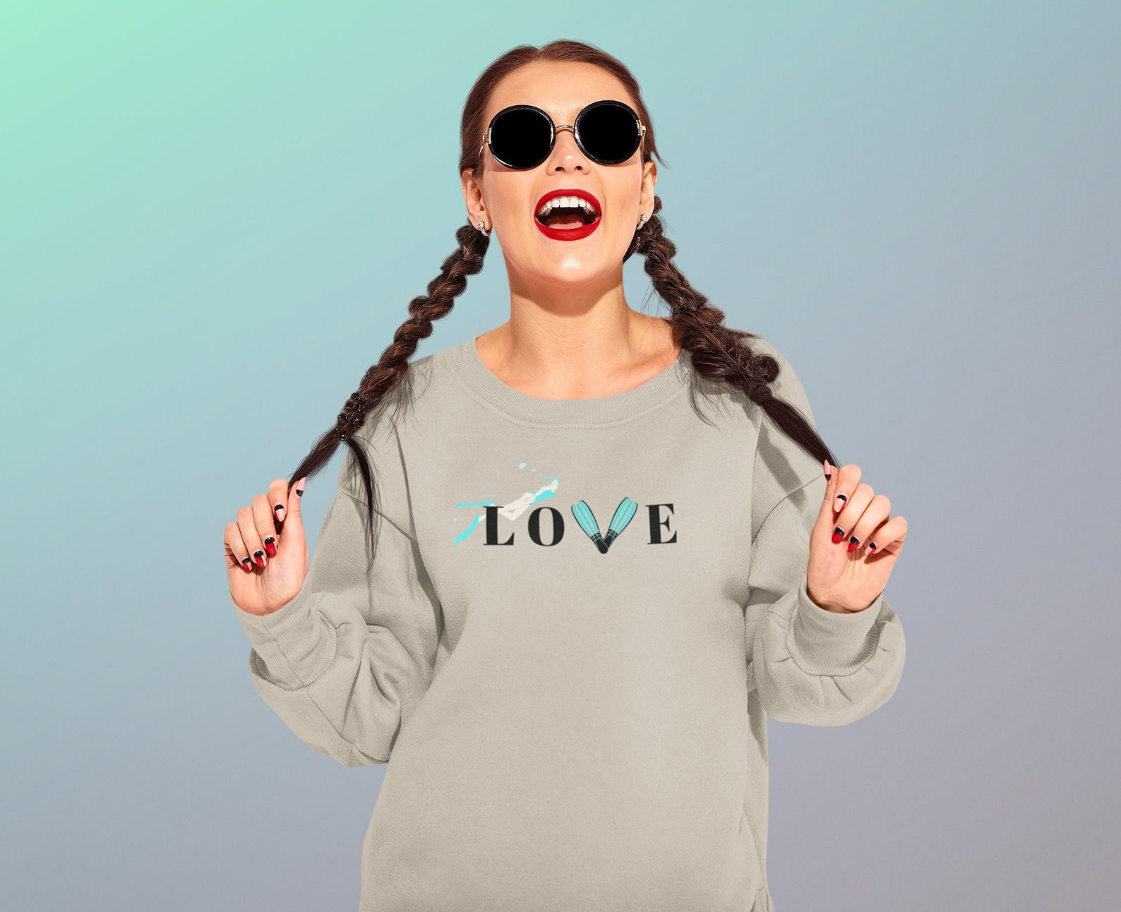 Freediving Sweater, Freediving Gift for Girls, Women Who Free Dive ...