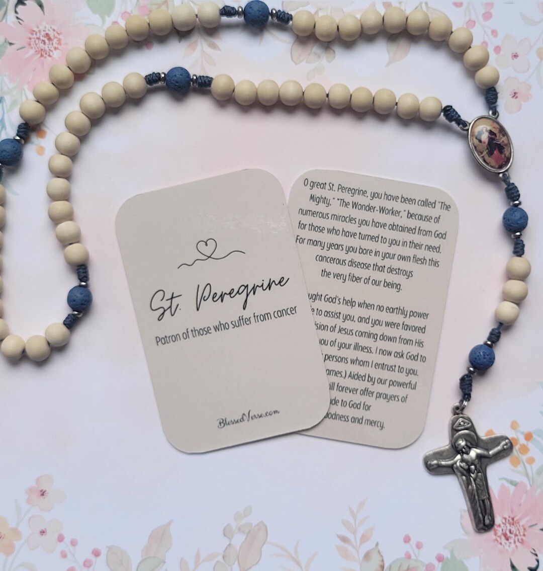 St. Peregrine Prayer - Patron of Cancer Patients - Catholic Prayer Card ...