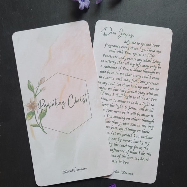 Cardinal Prayer Card - Etsy