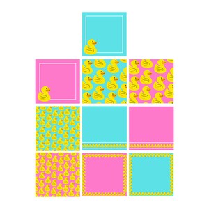 10 Rubber Ducky Digital Printable Paper Scrapbooking Papercraft - Etsy ...
