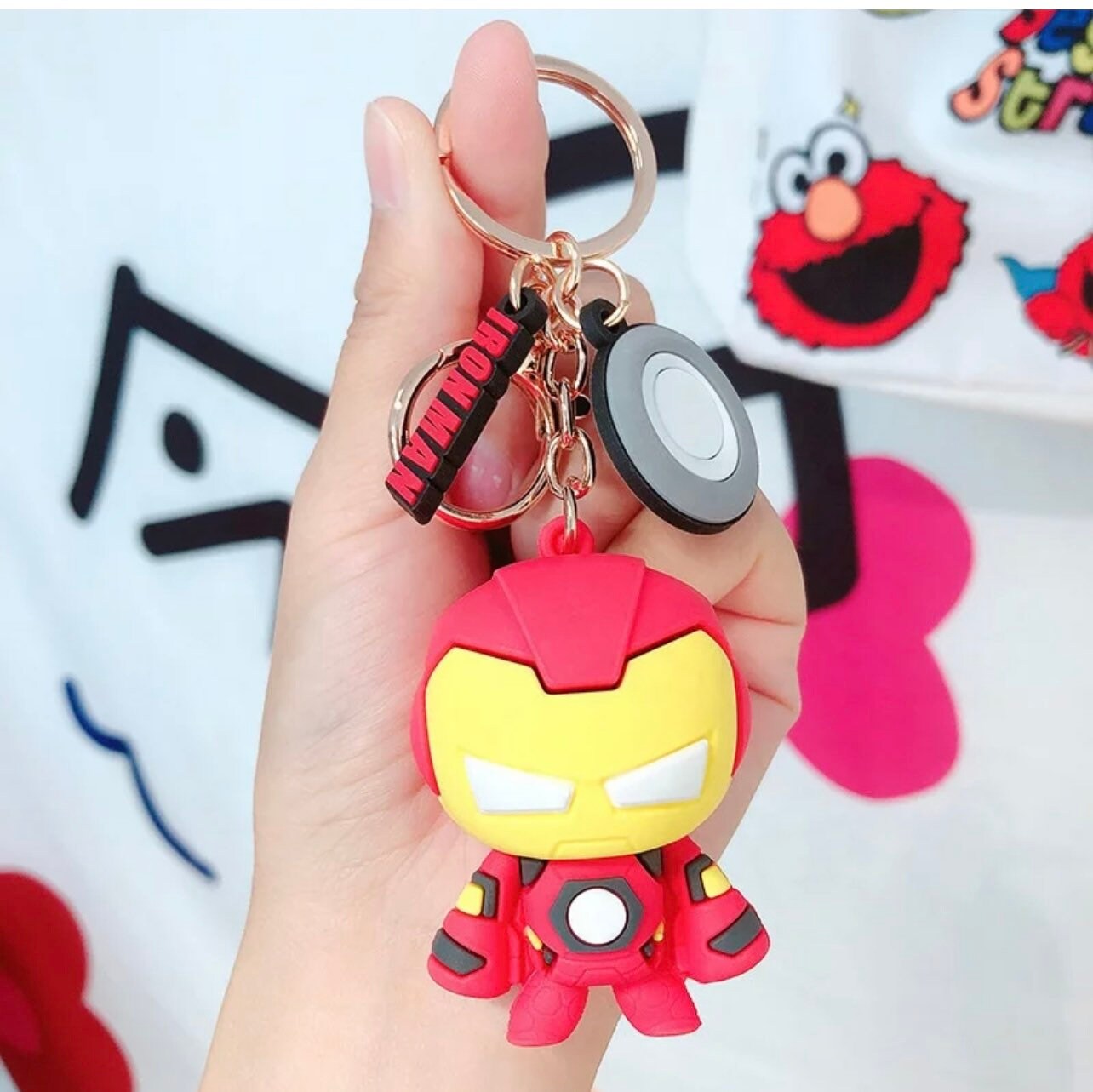 Marvel Character 3D Silicone Keychains, Lanyard, Superman Keychain ...