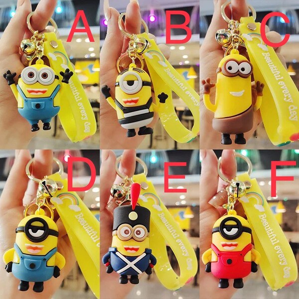 Minion Keychain - Etsy