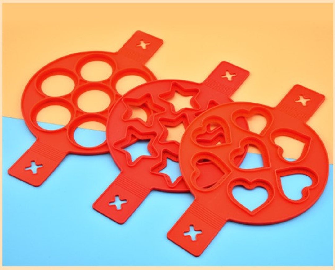 Seven-hole Round Silicone Omelette Maker Creative Star Love - Etsy