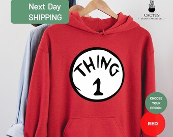 Thing 1 Hoodie - Etsy