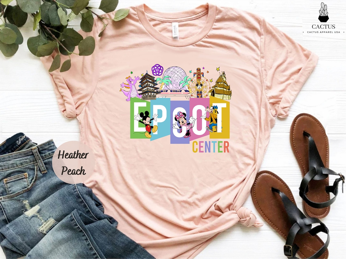 Epcot Center Shirt Vintage Epcot Shirt Epcot Shirt Mickey - Etsy