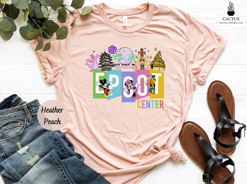 Epcot Center Shirt Vintage Epcot Shirt Epcot Shirt Mickey - Etsy