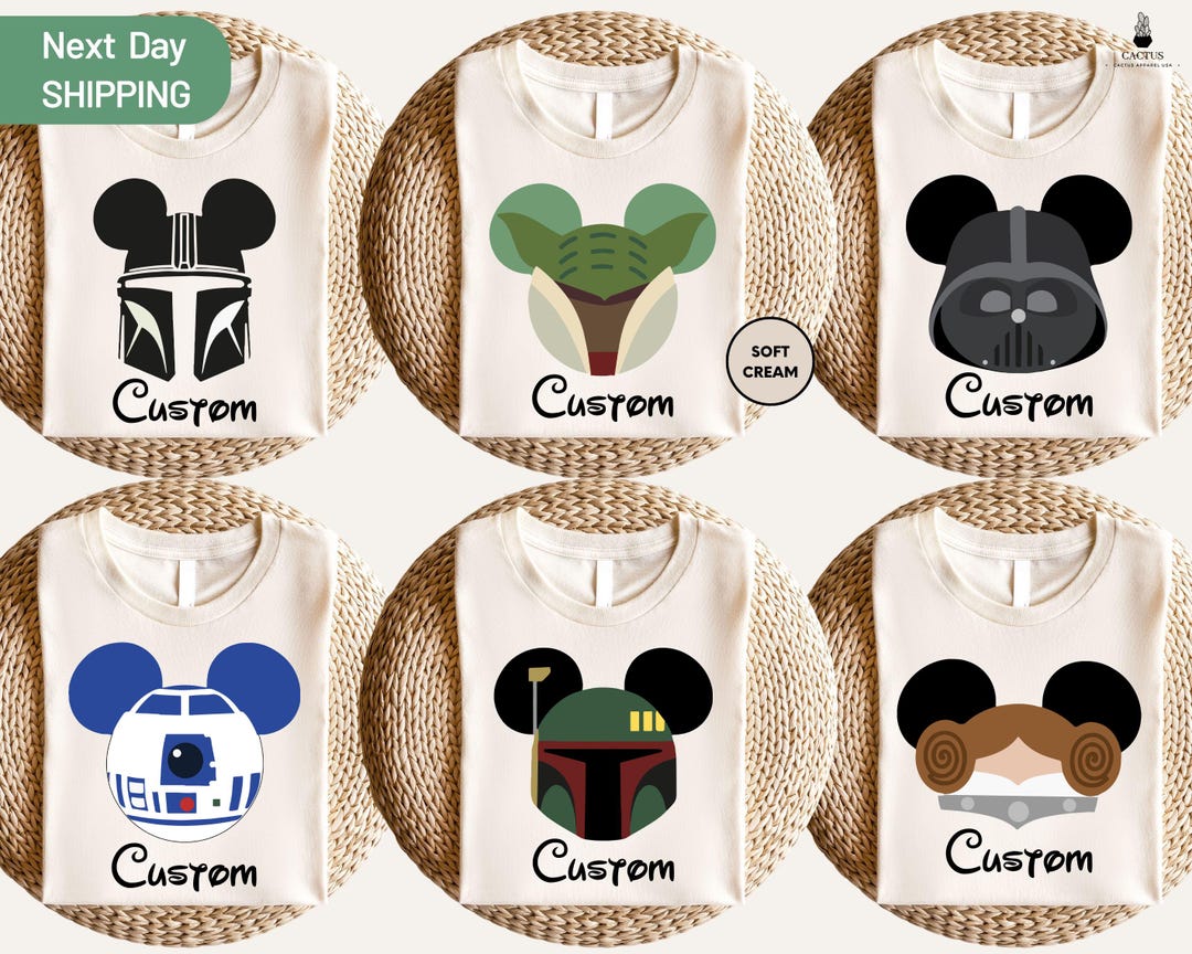 Custom Disney Star Wars Shirts, Star Wars Family Matching Shirts ...