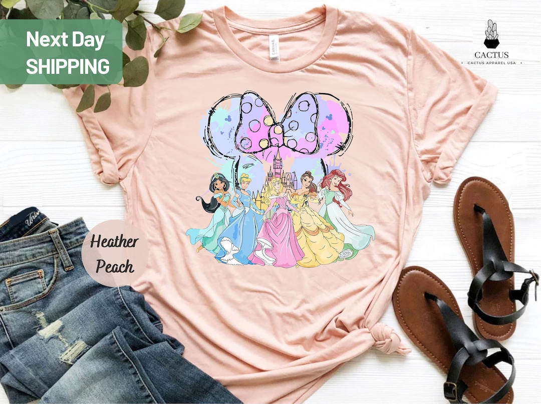 Disney Watercolor Castle Tee, Disney Vacation, Disney Princess Gift ...