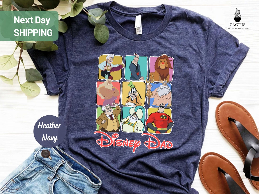Disneyworld Dad Characters Shirt, Fathers Day T-shirt, Daddy Shirt ...