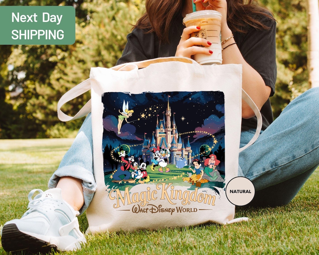Magic World Tote Bag, Walt Disney World Tote Bag, Disney Family Tote ...