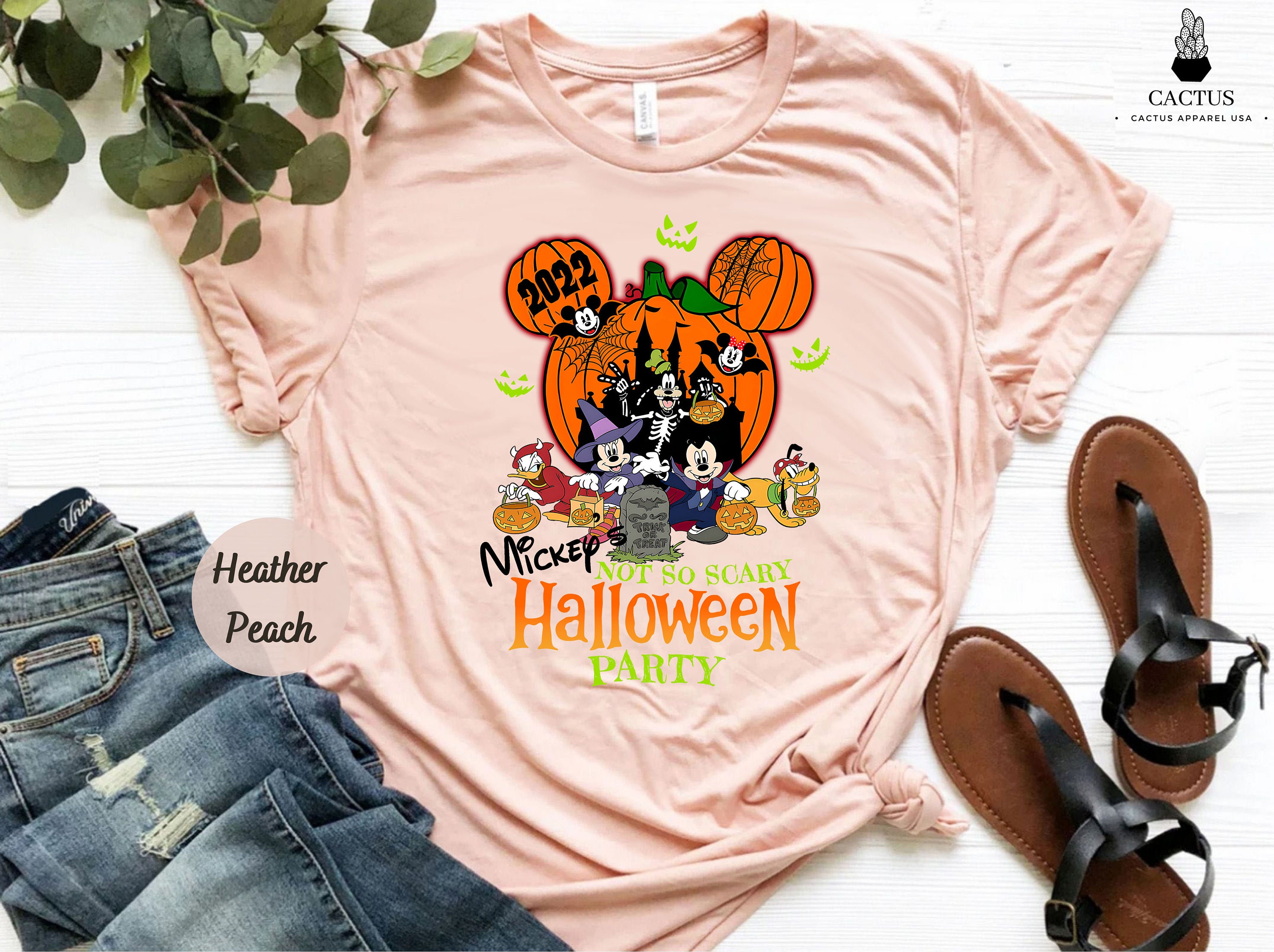 Mickey's Not-so-scary Halloween Party Shirts Mickey and - Etsy