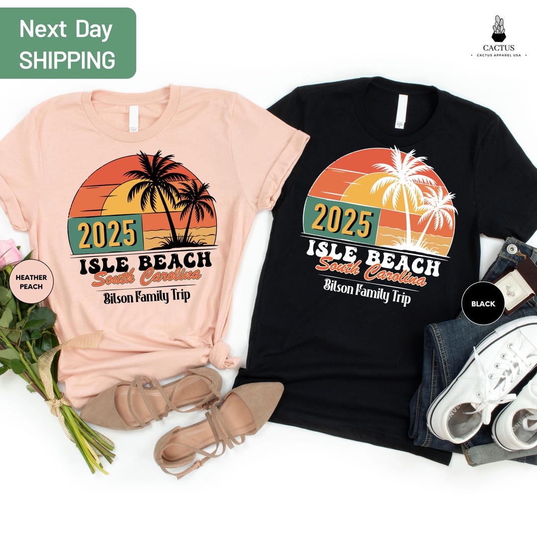 Custom Family Summer Trip 2025 Shirt, Matching Family Shirt, Family ...