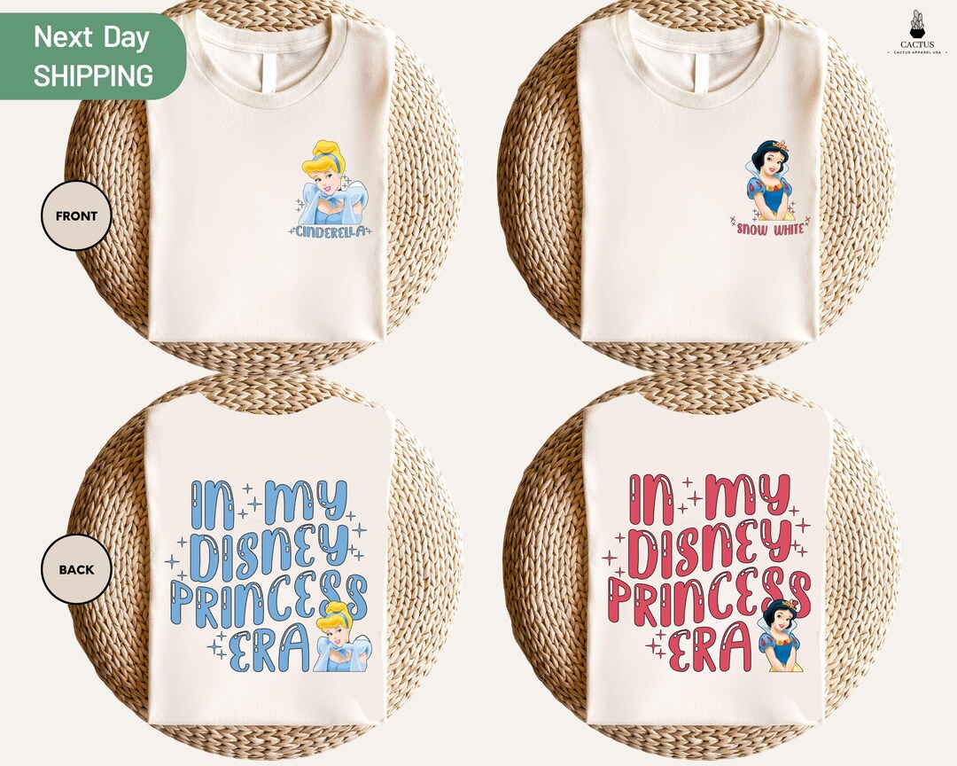 Disney Princess Shirt, in My Disney Princess Era Shirt, Disneyworld ...