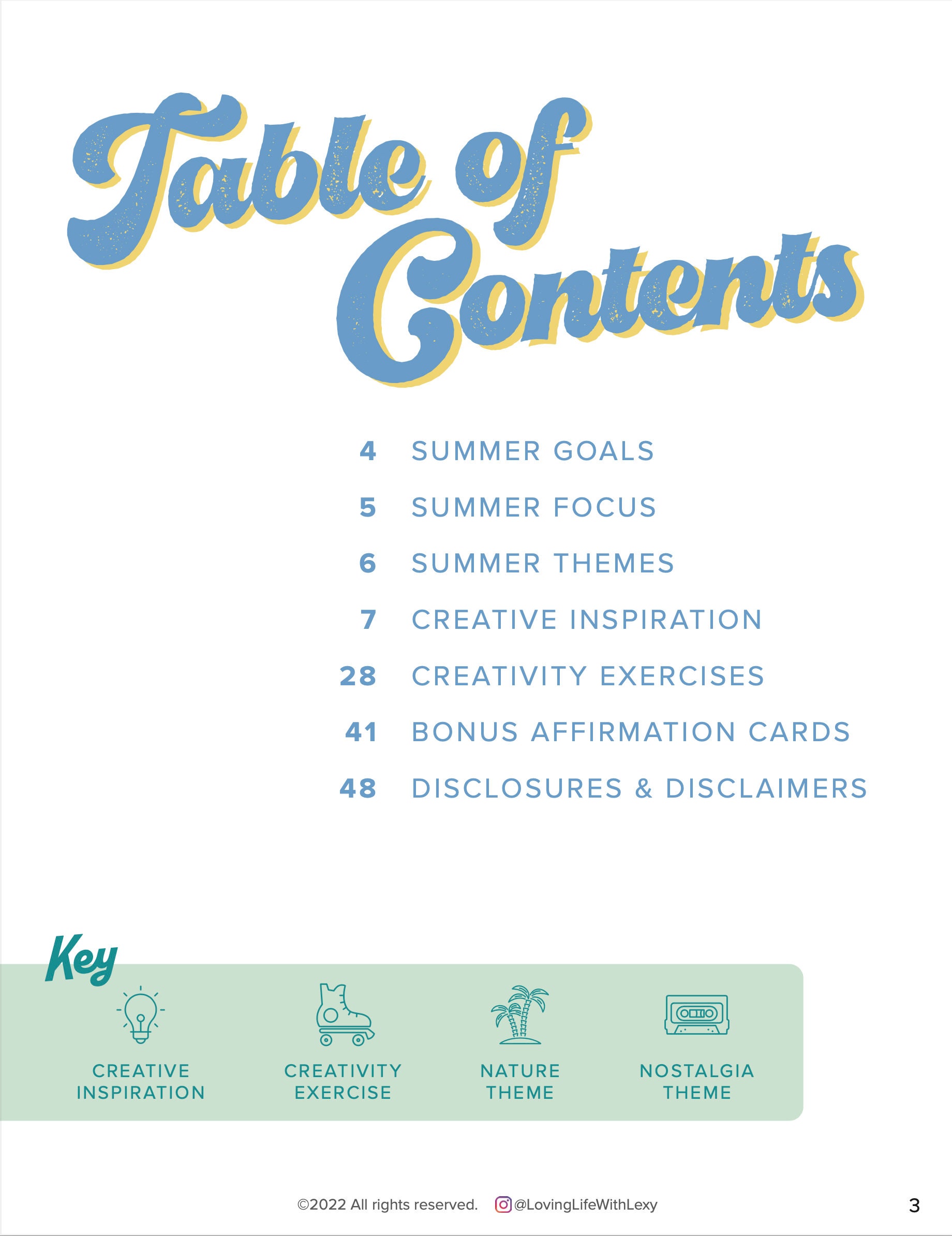 Summer of Creativity Workbook Printable Digital Ebook - Etsy