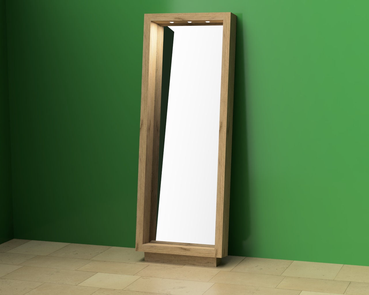 Full Length Mirror With Lights. Fusion 360. Formats Included: SVG Step ...