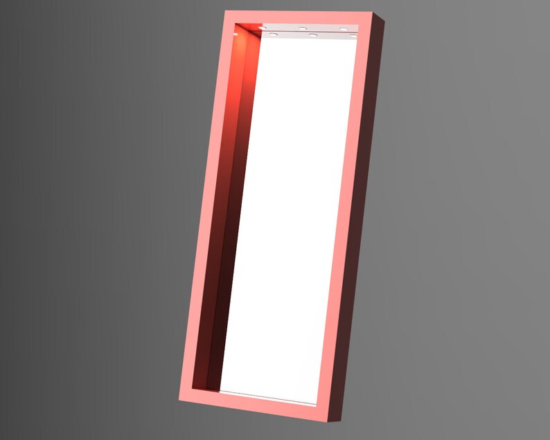 Full Length Mirror With Lights. Fusion 360. Formats Included: SVG Step ...