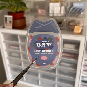 Tums Inspired - Tummy Hurts, Hot People Have Stomach Issues Vinyl ...
