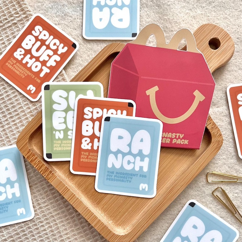 Mcdonalds Stickers - Etsy