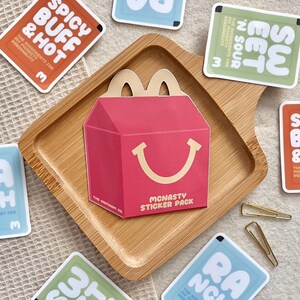 Mcdonald’s Sticker Set - Sweet and Sour, Ranch, and Buffalo Hot Sauce ...