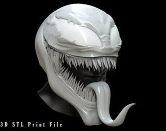 Venom 3d Print Mask - Etsy