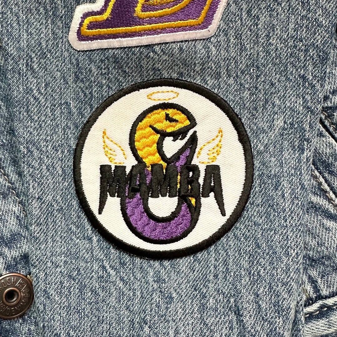 Kobe Mamba 8 Embroidery Patch: Los Angeles Basketball Iron On - Etsy