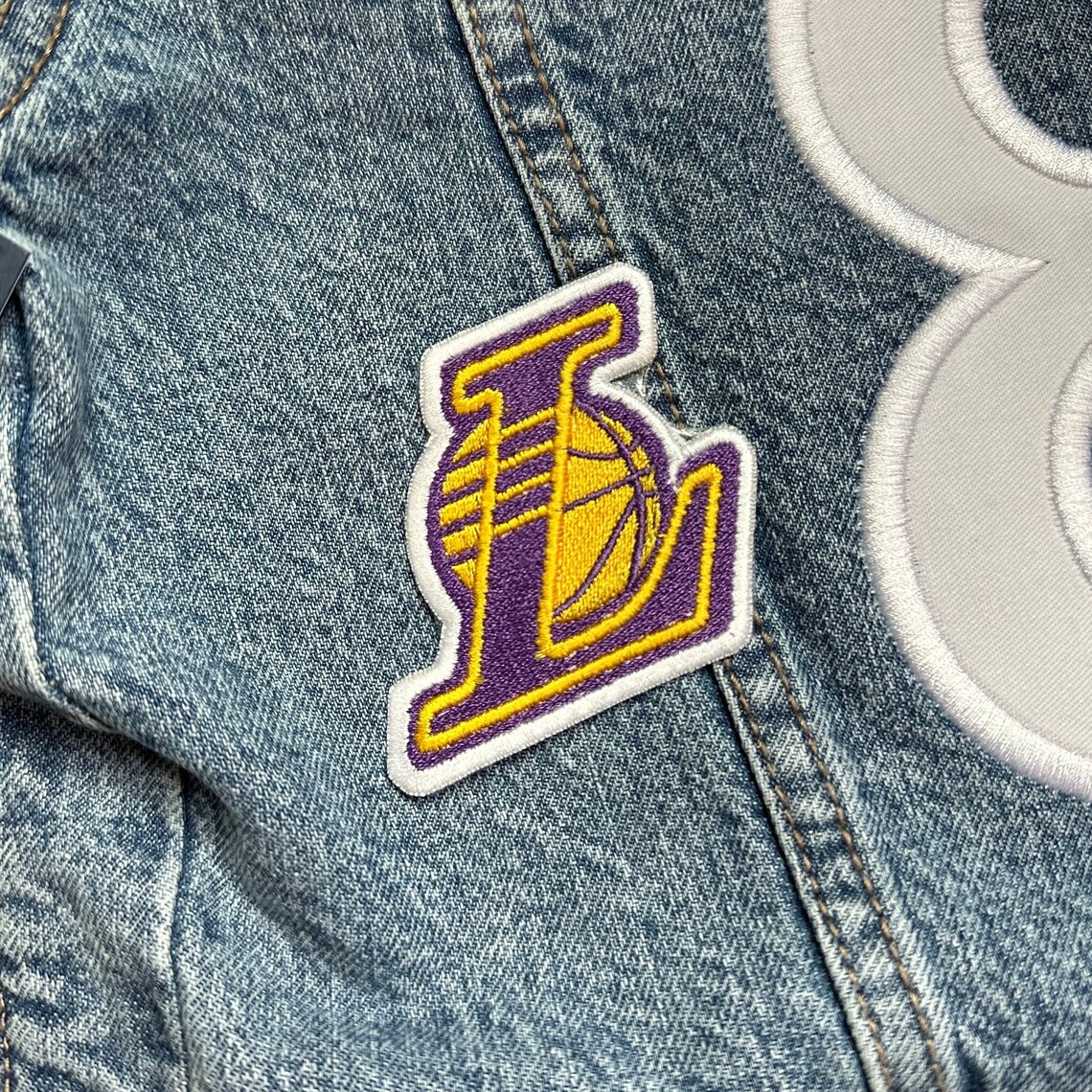 Los Angeles Basketball Team Iron on Patch: Embroidered LA Patches - Etsy