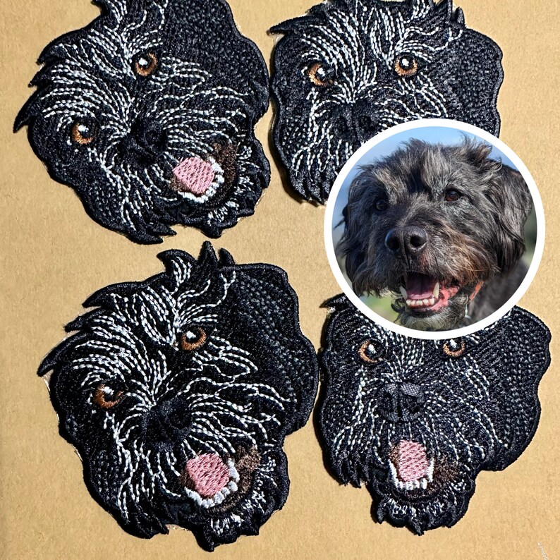 Custom Pet Embroidery Iron on Patch Pet Personalized - Etsy