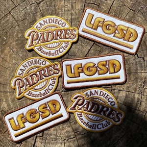 Padres San Diego Baseball Club Embroidery Iron on Patch Padres San ...