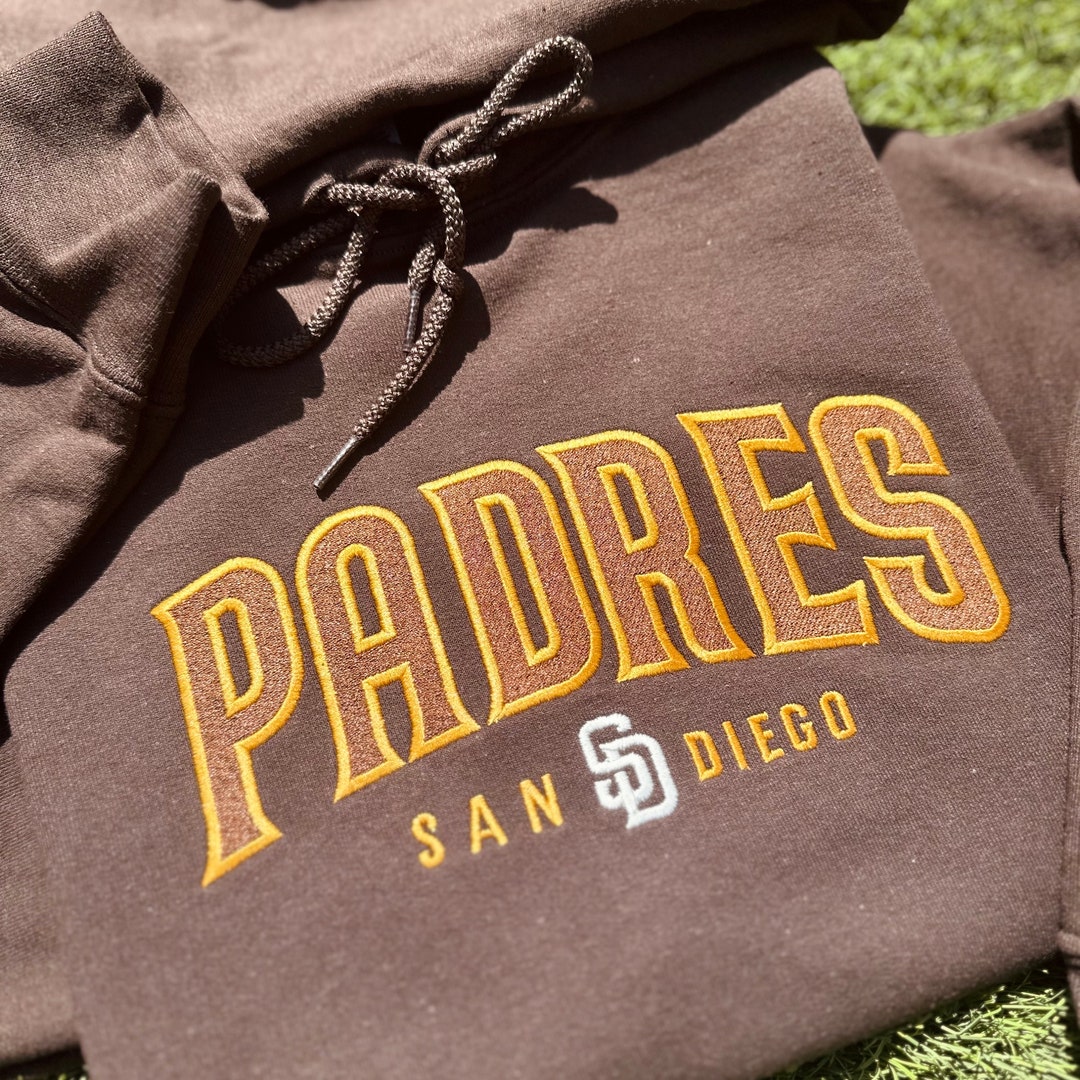 Embroidered San Diego Padres Crewneck: Original Baseball Design - Etsy