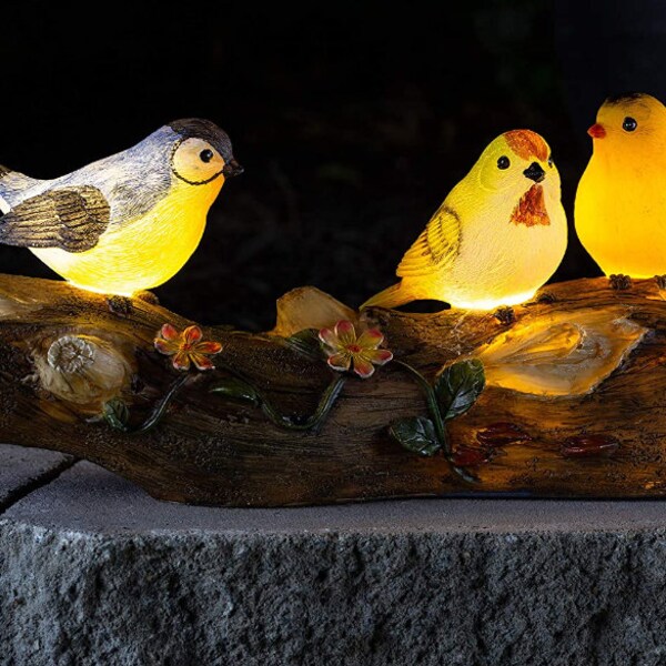 Bird Solar Light - Etsy