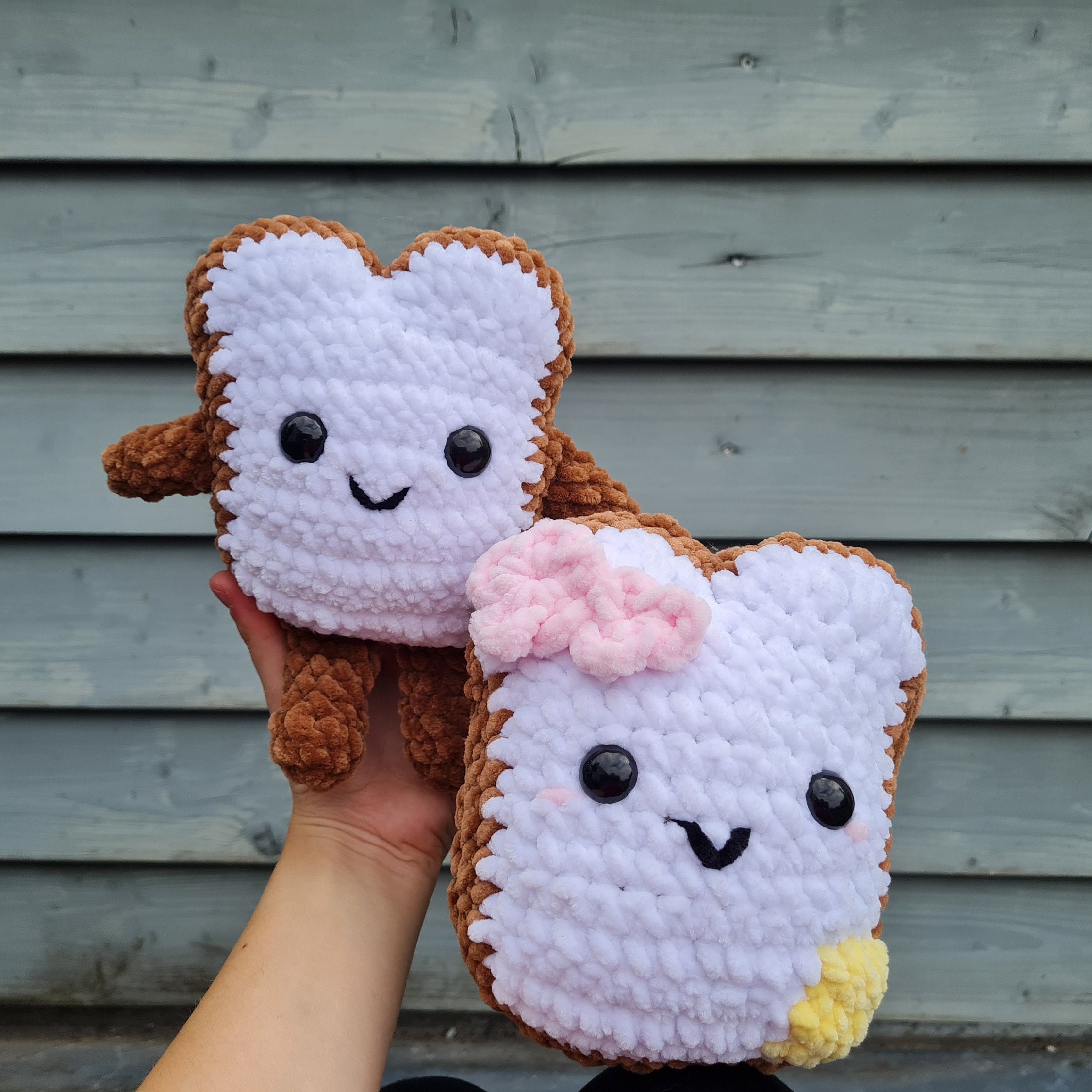 Toast Crocheted Toast Amigurumi Toast Plushie Toast Crochet Amigurumi ...