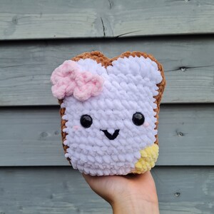 Toast Crocheted Toast Amigurumi Toast Plushie Toast Crochet Amigurumi ...