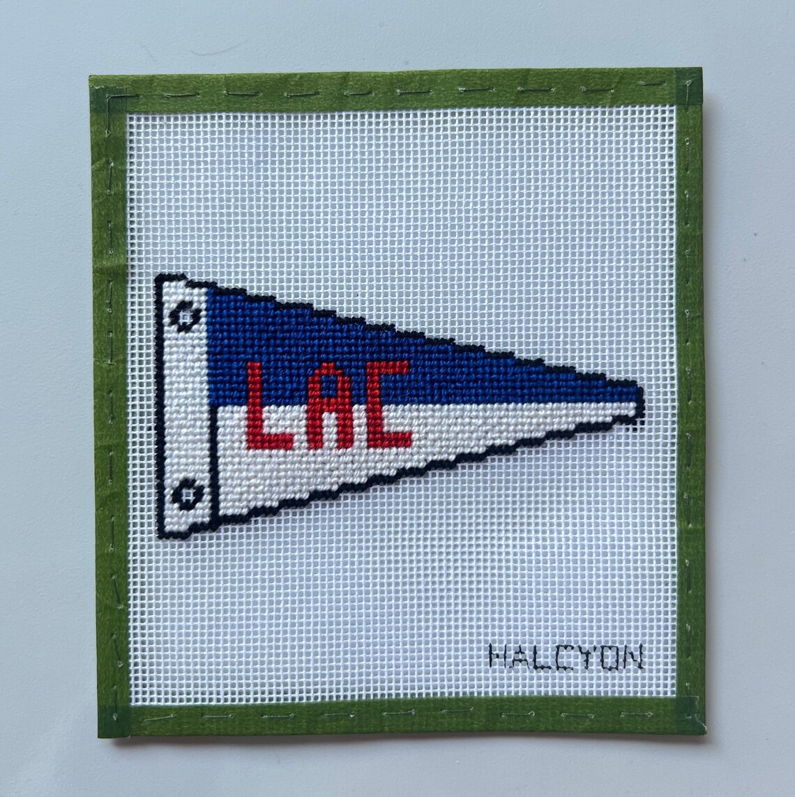 Custom Nautical Style Flag | Needlepoint Canvas - Etsy