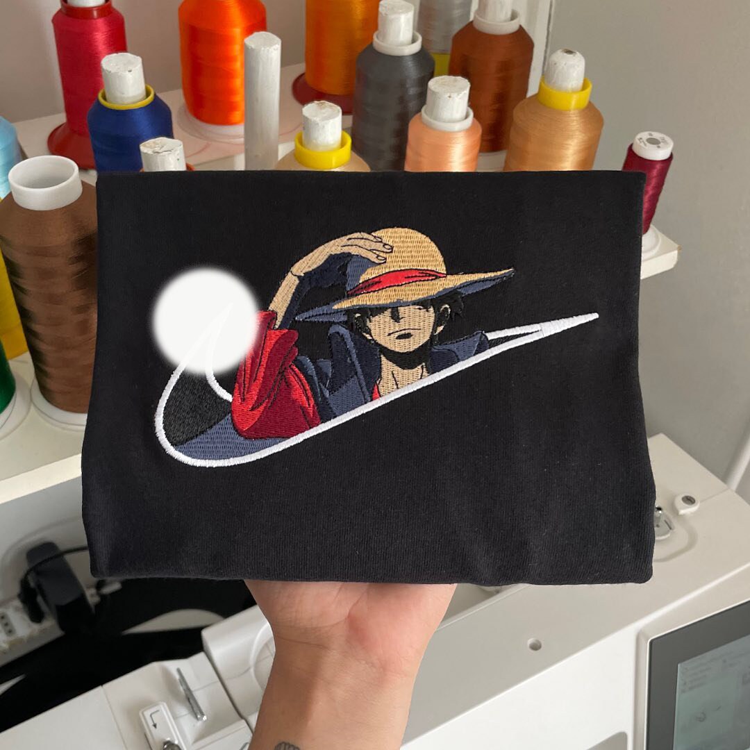 Luf.fy One Pie.ce Anime Embroidered Sweatshirt Monkey D - Etsy