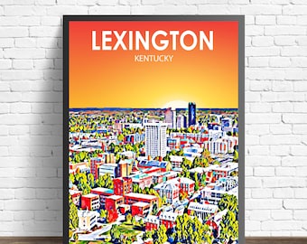 Lexington Ky Print - Etsy