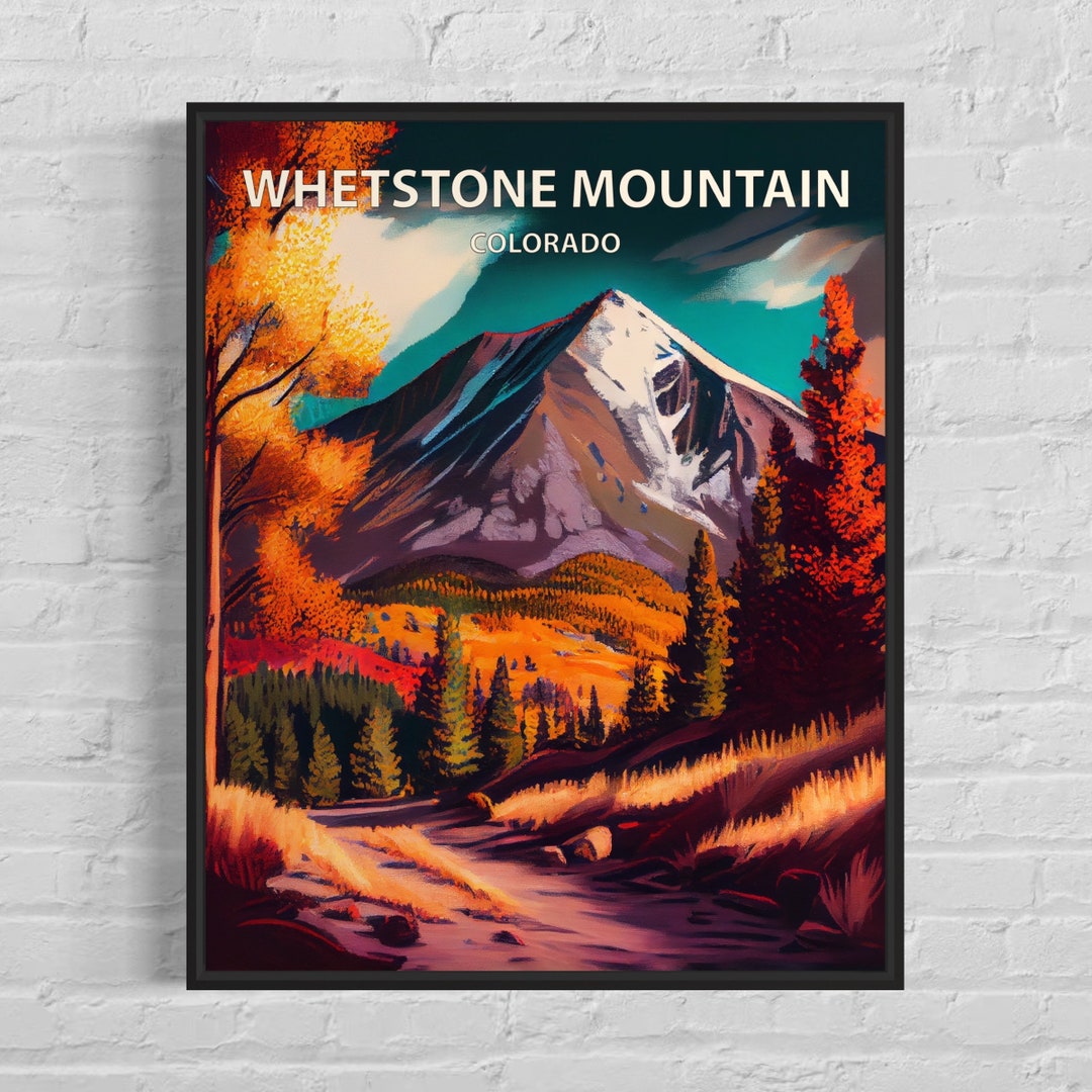 Whetstone Mountain Colorado Art Print, Whetstone Mountain Wall Art ...