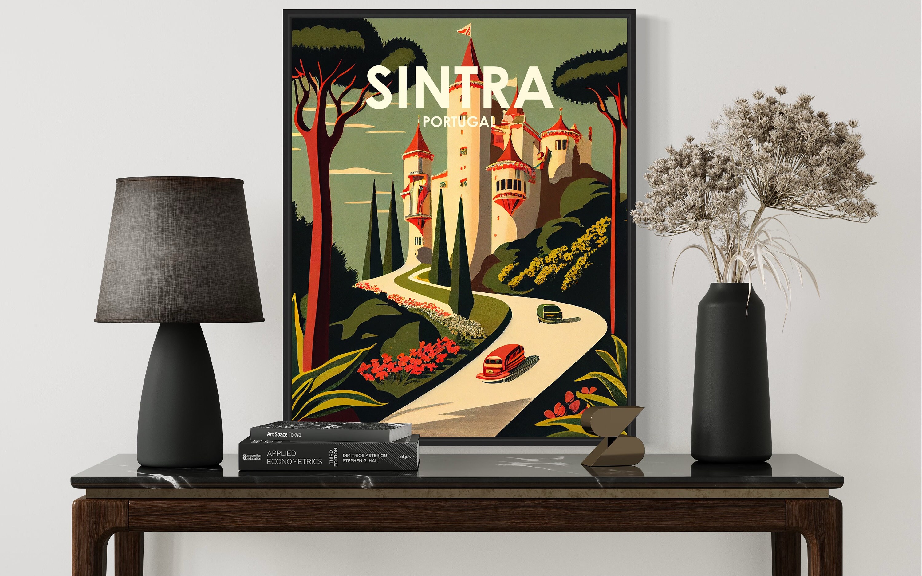 Sintra Portugal Retro Art Print Sintra Portugal Wall Art - Etsy