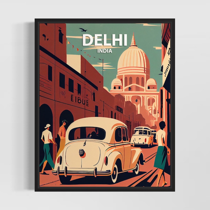 Delhi Poster - Etsy