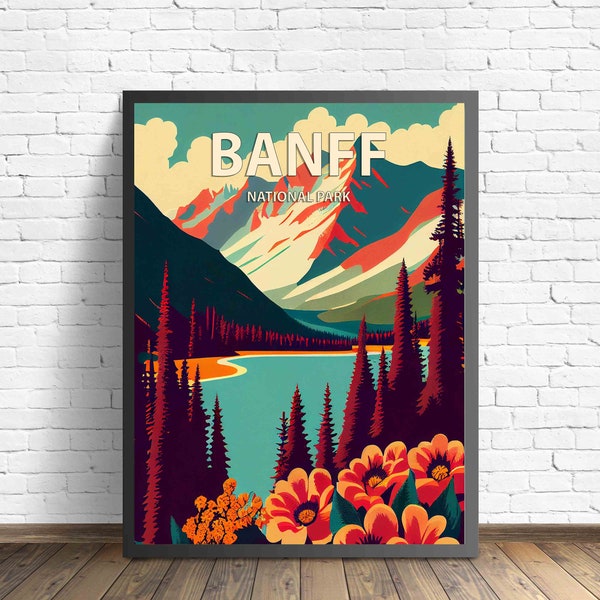 Banff Vintage Poster - Etsy