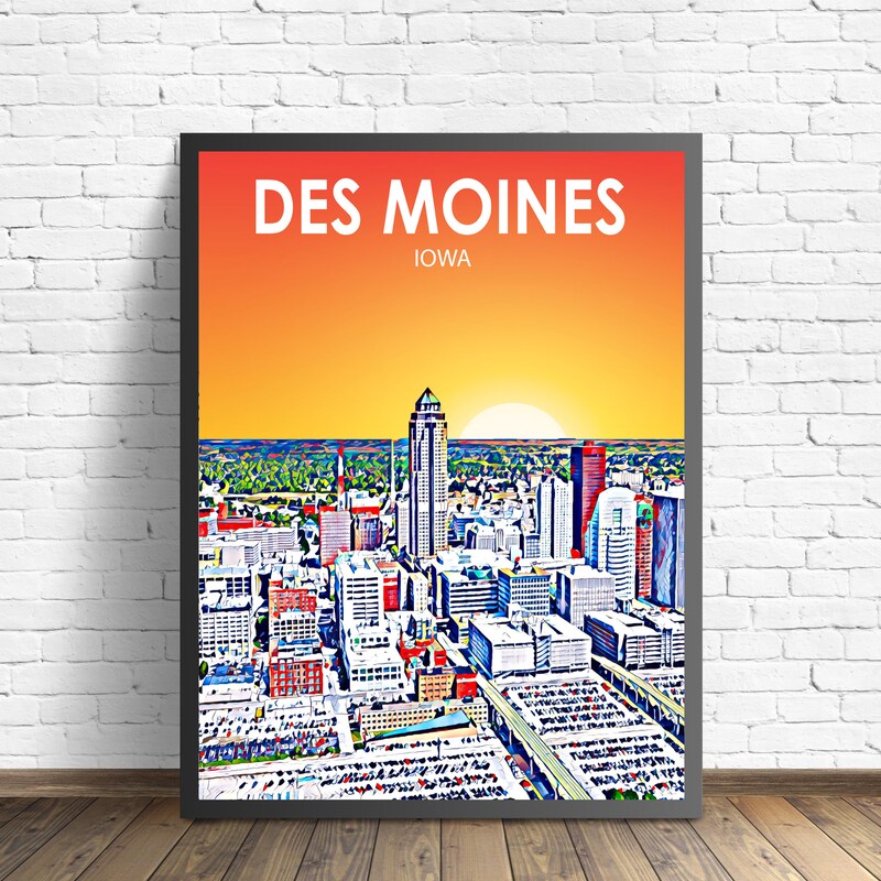 Des Moines Iowa - Etsy