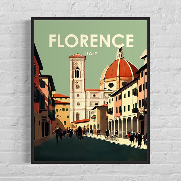 Vintage Florence Poster - Etsy
