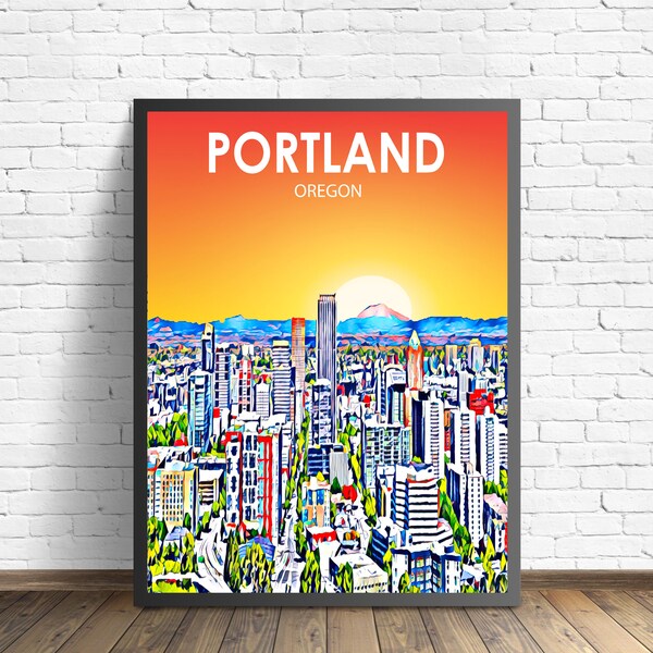 Portland, Oregon Art - Etsy
