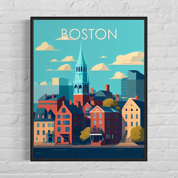 Boston Wall Art - Etsy
