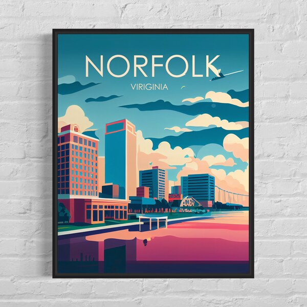 Norfolk Poster - Etsy