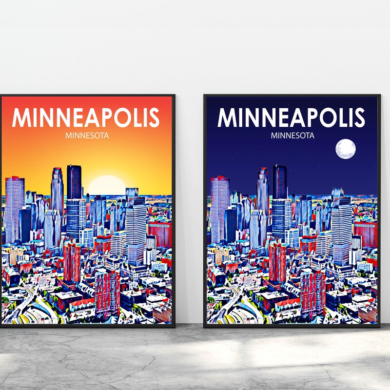 Minneapolis Poster - Etsy