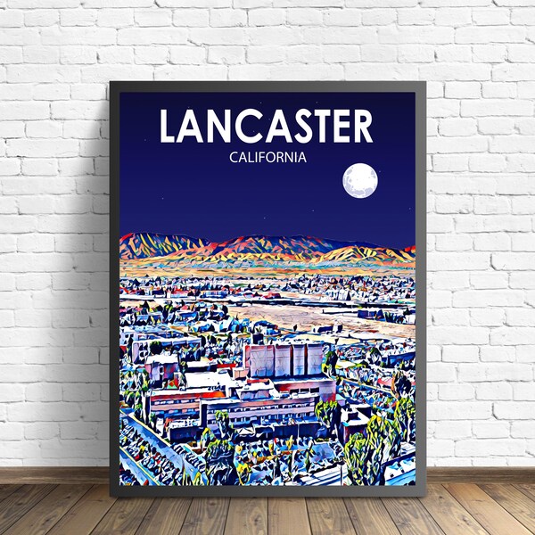 Lancaster City Canvas - Etsy