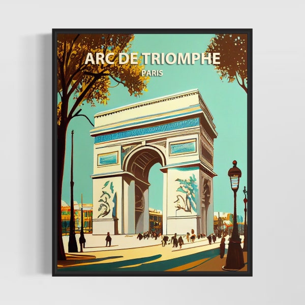Arc De Triomphe - Etsy