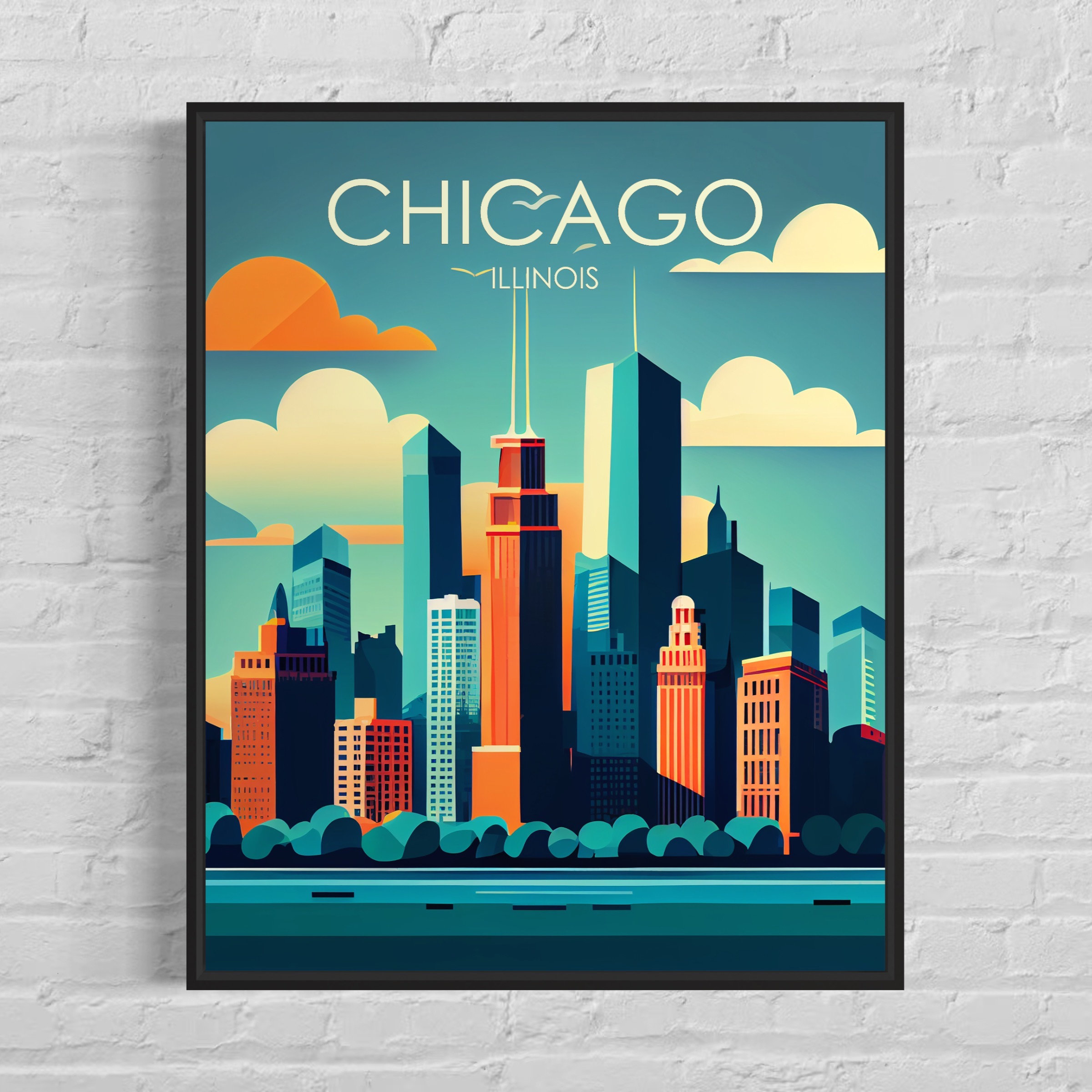 Vintage Chicago Artwork