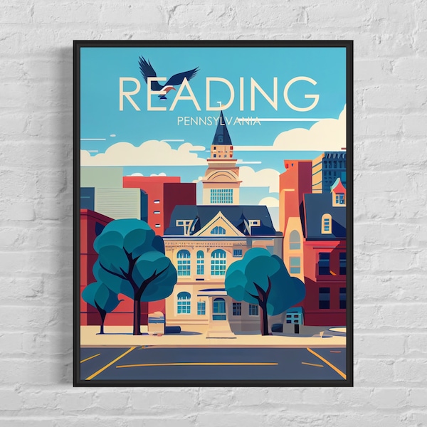 Reading Poster - Etsy